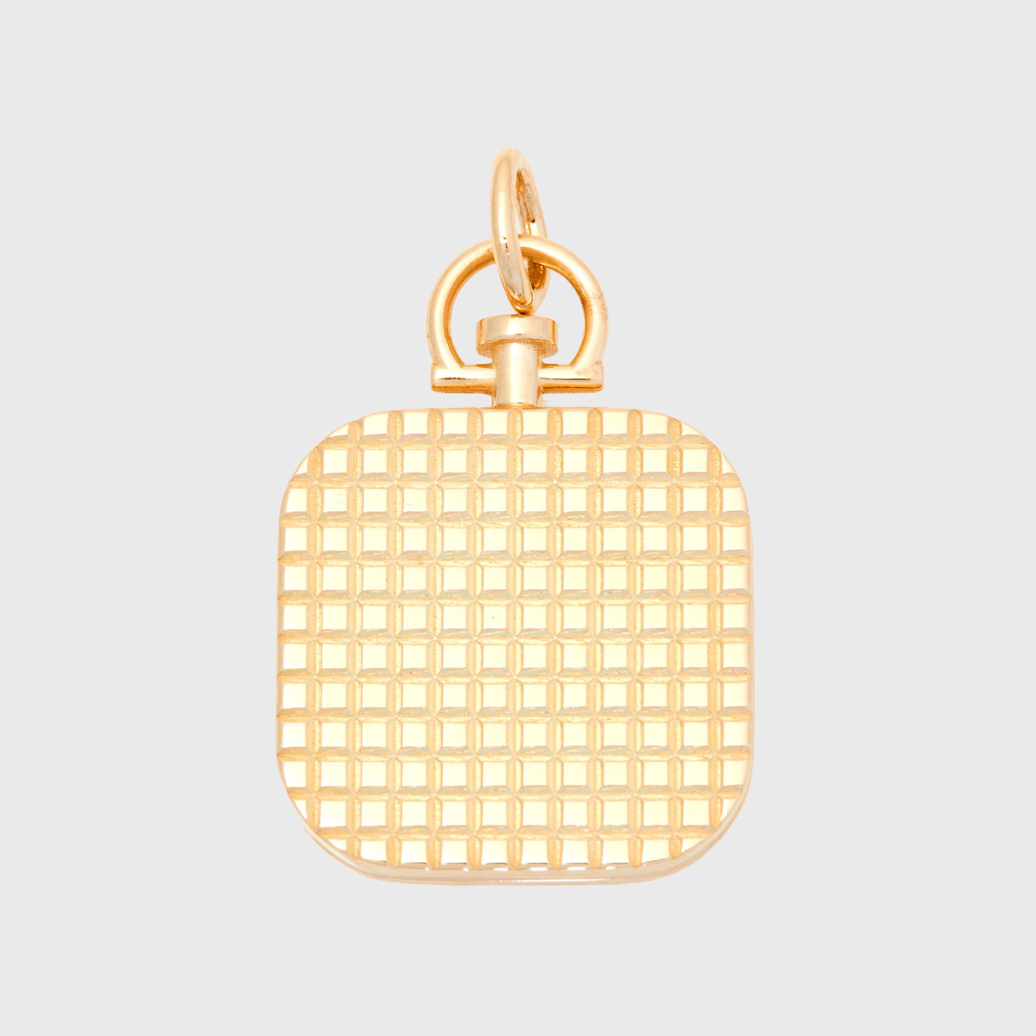 Square Pyramid Photo Locket 18k Yellow Gold (Double Sided Pyramid ...